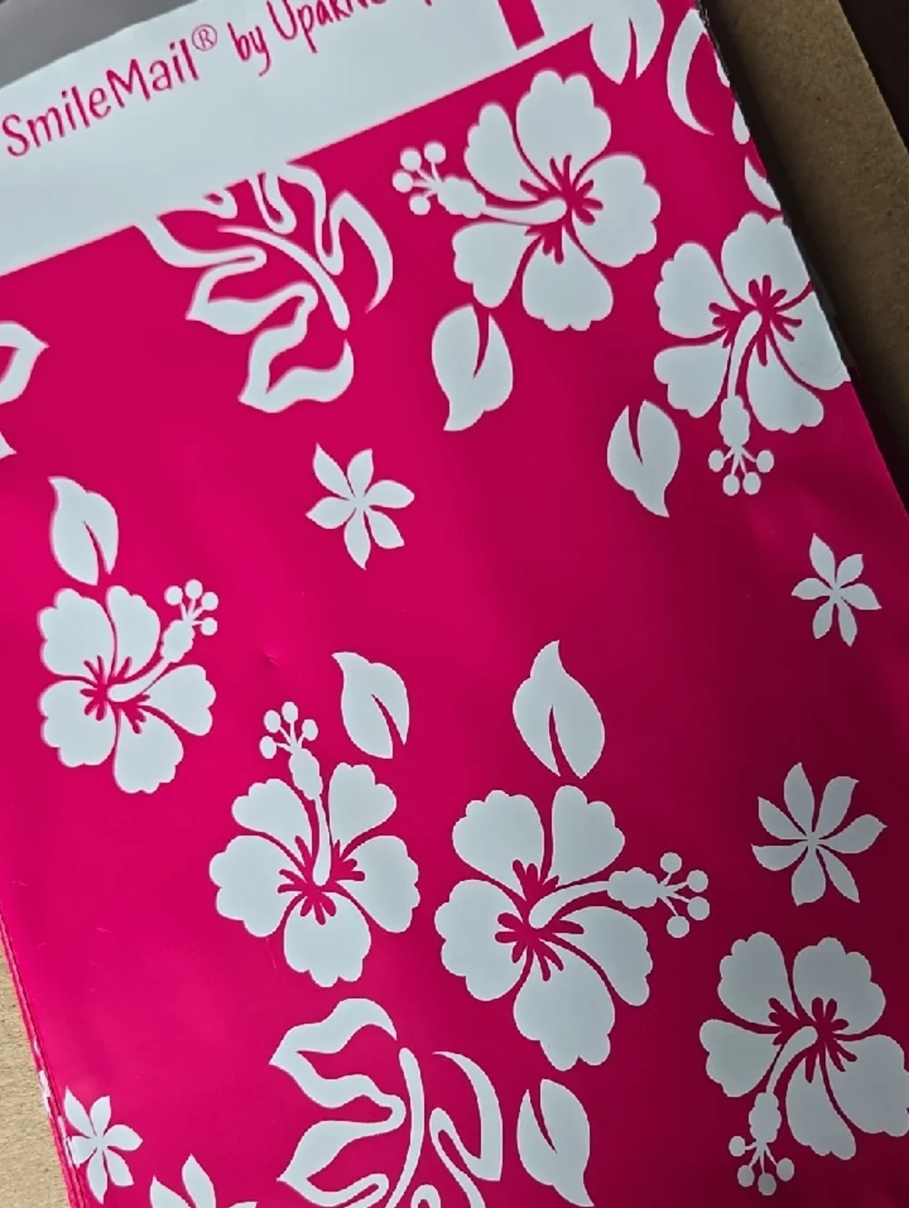 None | Office | 6 X 9 Pink Hawaiian Flat Poly Floral Polynesian Print ...